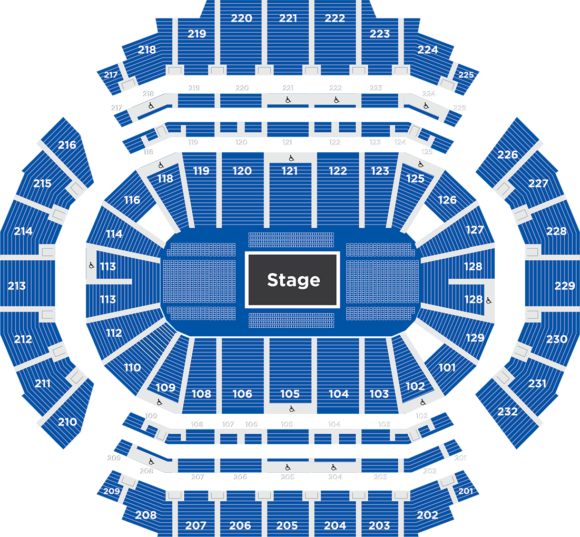 Seating - CHI Arena & Convention Center