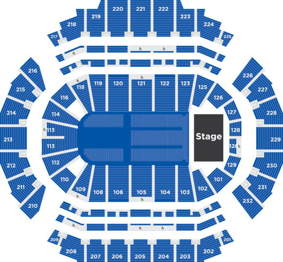 Seating - CHI Arena & Convention Center